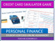 Credit Card Simulation Game iGrad Webquest Printable Worksheet or Digital