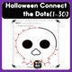 Halloween Connect the Dots| Dot to Dot worksheets | Numbers Counting 1-30