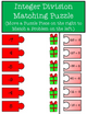 Christmas Integer Matching Puzzle Pieces - Multiplication and Division