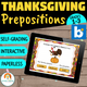 Thanksgiving Prepositions