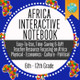 Geography: Africa Interactive Notebook