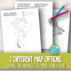 Geography: Make Your Own Map Teacher Resource (Fill-In-The-Blank)