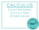 CALCULUS Antiderivatives Circuit Worksheet and Circuit Walk