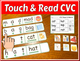 Touch and Read CVC | Blending CVC Words