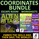 MATH COORDINATES: BUNDLE - Escape Room, Translate, Rotate, Reflect and ...