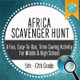 Geography, Africa Scavenger Hunt