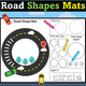Road Mats - Road Activities Mats for Letters, Numbers 0-20 & 2D Shapes ...