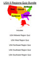 USA 5 Regions Quiz Bundle - Amped Up Learning