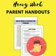 Heavy Work Teacher and Caregiver Handouts | Why it is Important and ...