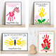 Mothers Day Handprint Keepsake art gift for mom, Mothers Day kids Craft ...