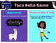 Taco Bello Game: Regular Present Tense - Spanish