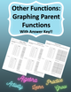 Graphing Parent Functions Worksheet