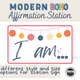 Modern Boho Affirmation Station