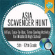 NEW! GEOGRAPHY, ASIA SCAVENGER HUNT