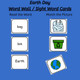 Earth Day Functional Sight Word Vocabulary Worksheets with Task Cards
