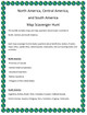 North America, Central America, and South America Map Scavenger Hunt ...