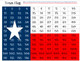 Texas Flag Hidden Picture on 120 chart - Amped Up Learning