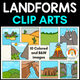 Landforms clipart - Amped Up Learning