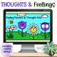 Connecting Thoughts and Feelings CBT Print and Digital Counseling Activity