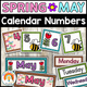 May Calendar Numbers | May Calendar Cards | May Calendar 2024 | Spring ...