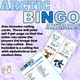 Arctic Animal Bingo Cards Activity Game for Classroom Parties - 3x3