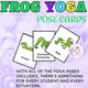 Yoga Pose Cards for kids for calming corner calm down corner activity ...