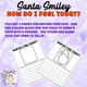How Do I Feel Today Santa Smileys Poster and Flashcards Emotions Feelings