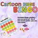 Cartoon Bugs Bingo Game Activity 4x4 Bingo Cards
