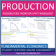 Production Possibilities Frontier (PPF) Curve Economic Webquest ...