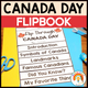 Canada Day Flipbook | Canada Day Activities | Canada Day Fun Writing ...