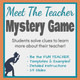 Meet the Teacher Mystery Game - Students Solve Clues to Learn More ...
