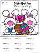 EASTER BUNNY - Basic Algebra Color by Number Worksheets - Amped Up Learning