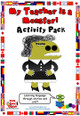 My Teacher is a Monster Activity Pack - School, Body, Colors and ...