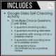 Area of Circles Self Checking Digital Activity for Google Slides