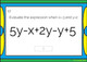 Combining Like Terms & Evaluating Algebraic Expressions: DIGITAL BOOM ...