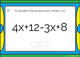 Combining Like Terms & Evaluating Algebraic Expressions: DIGITAL BOOM ...