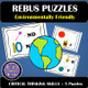 Critical Thinking Game | Earth Friendly Rebus Puzzles - Amped Up Learning