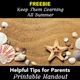 FREEBIE - Keep Them Learning All Summer - Parent Handout - Amped Up ...
