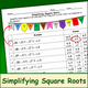 Simplifying Square Roots (Coloring Activity) - Amped Up Learning