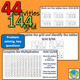 44 activities with a 144 grid (times tables, decimals, squared numbers ...