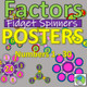 Factors of Numbers 1- 30. Poster for classroom display - Amped Up Learning