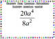 Simplifying Rational Expressions and stating excluded values: 20 Task ...