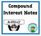 Compound Interest Notes & Activity