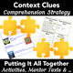 Comprehension Strategy: Context Clues: Cross-Curricular: Teacher Task ...