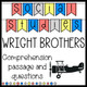 The Wright Brothers Reading Passage and Comprehension Questions Social ...