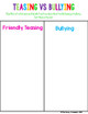 Tease Monster by Julia Cook Book Companion Sorting Activity and ...