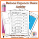 Rational Exponent Rules Activity - Amped Up Learning