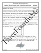 Transformations of Linear Functions Notes* - Amped Up Learning