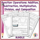 Operation of Functions: Add, Subtract, Multiply, Divide, and ...