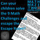 Math Escape Room - Math Maze Two - Number and Shape: 9 Challenges ...